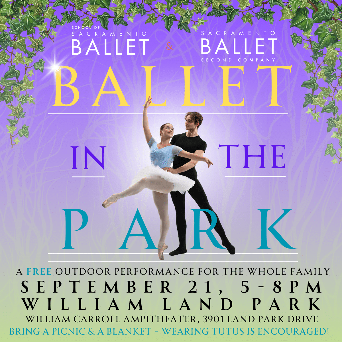 Ballet in the Park - Sacramento Top 10